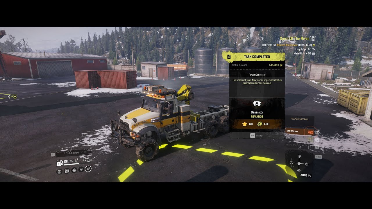 E847 | SnowRunner | Mountain Ridge - Power Generator - YouTube