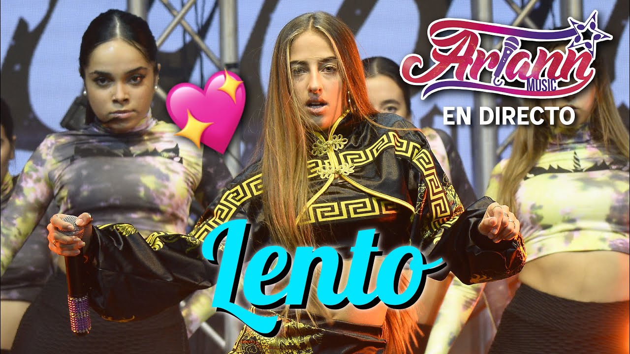 ARIANN MUSIC - LENTO en DIRECTO 🎤 CONCIERTO en el ARIANN MUSIC FUN ...