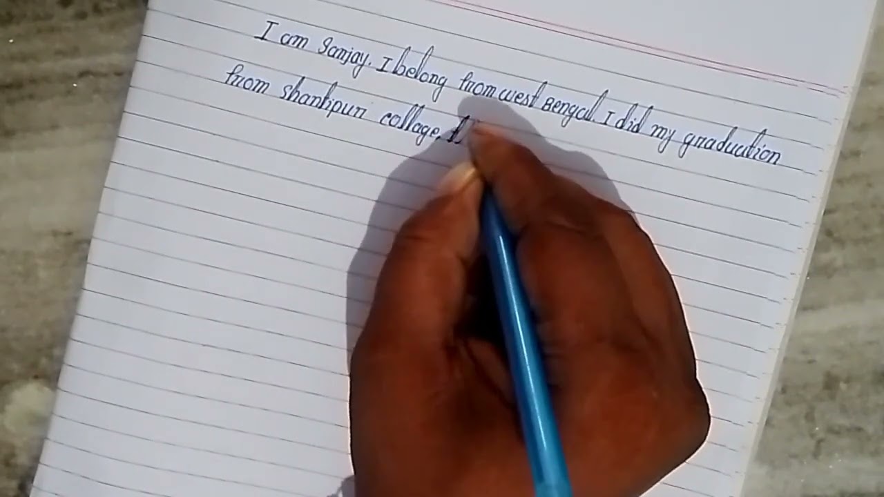 How write introduce myself#Creative writing - YouTube
