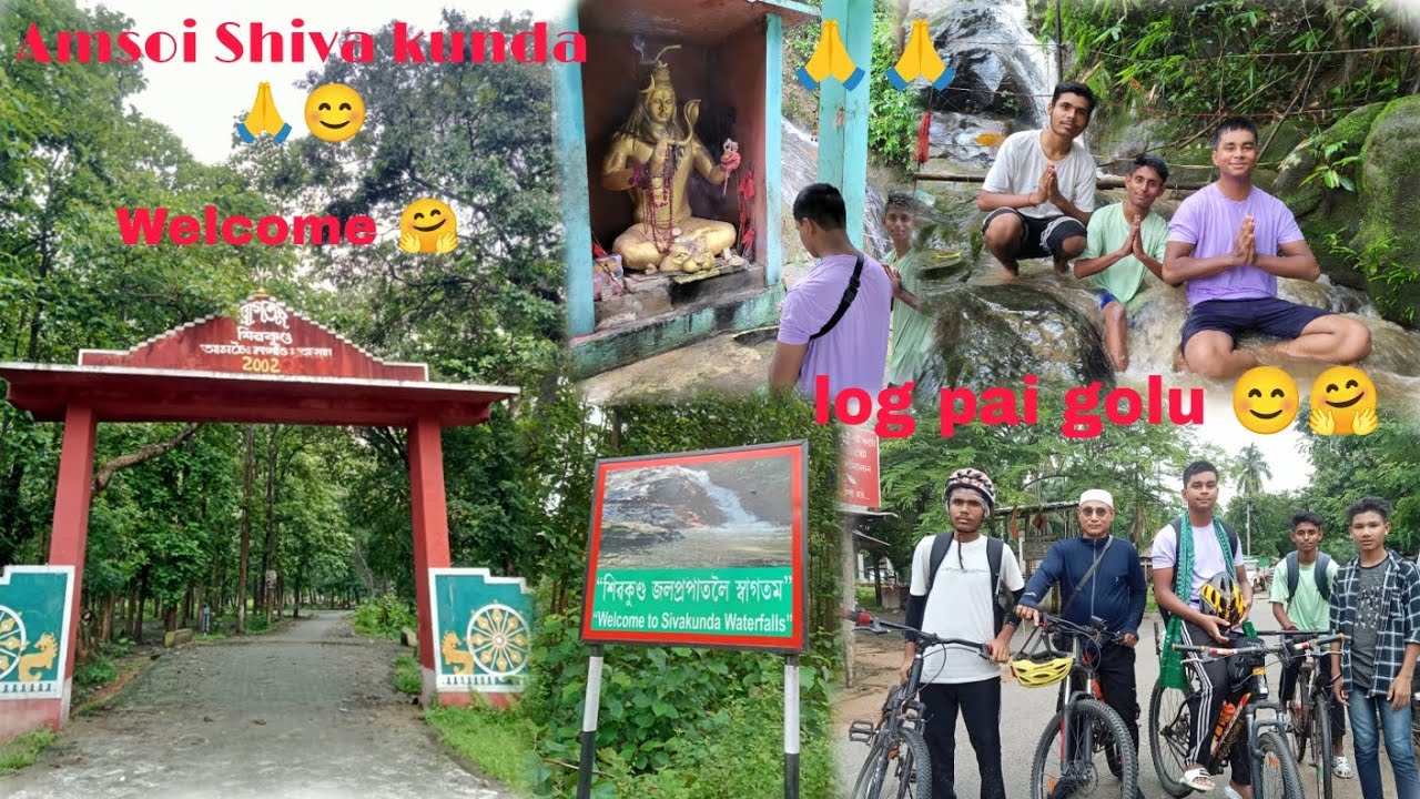 FINALLY AMSOI SHIVA KUNDA SALU 😊🤗🙏 || CYCLE RIDE NAGAON TO AMSOI 🤗 # ...