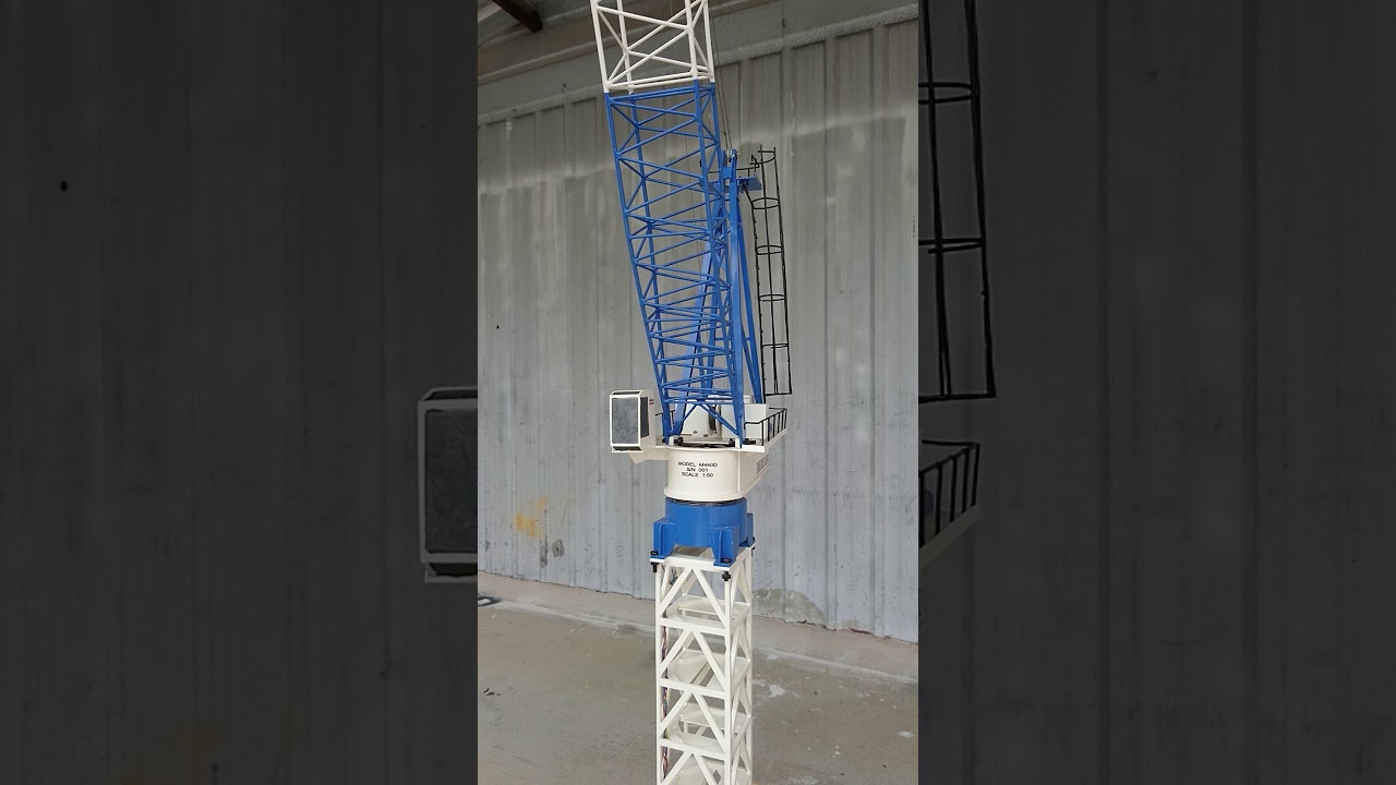Favco tower crane model - YouTube