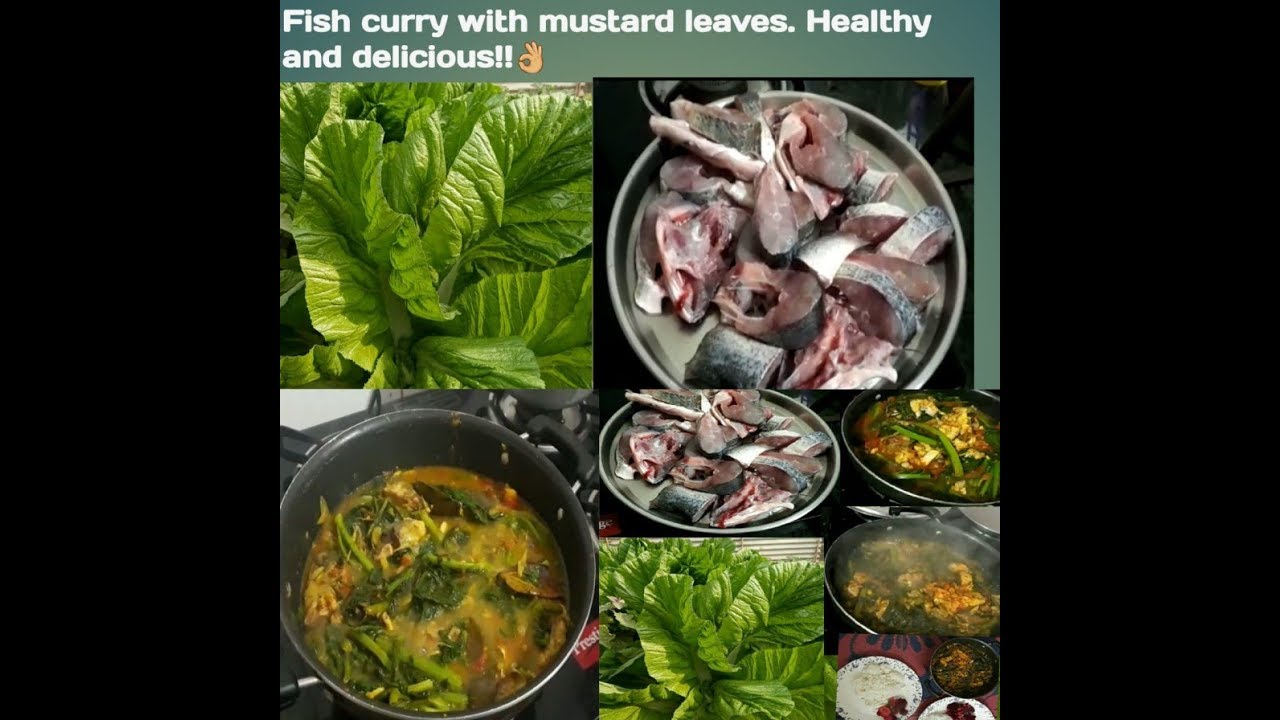 Fish Curry with mustard leaves(Manipuri style), home cooking 1. - YouTube