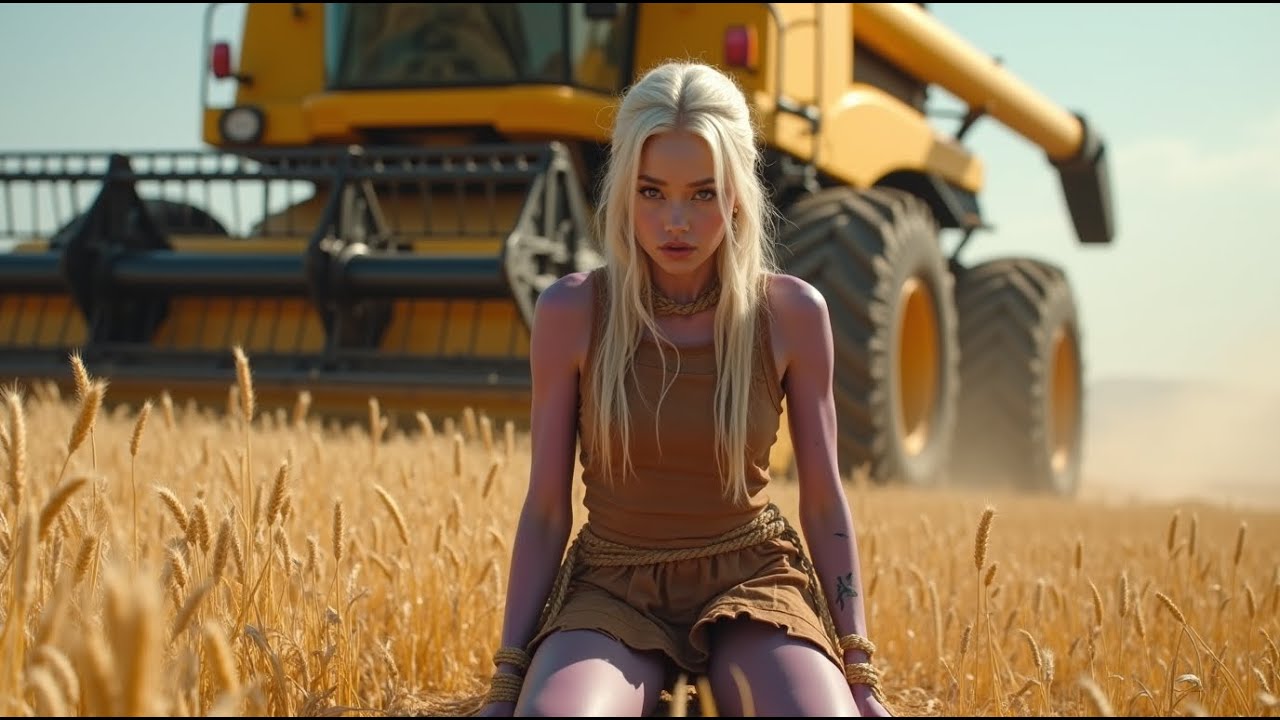They Abandoned Her Before the Harvester’s Blades… But a Human Saved Her ...