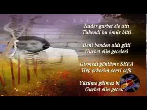 Sefa BEKTAŞ ( Gurbet Elin Geceleri ) Eser : Aşık Ayhan ASLAN Düzenleyen : Orhan YOLCU