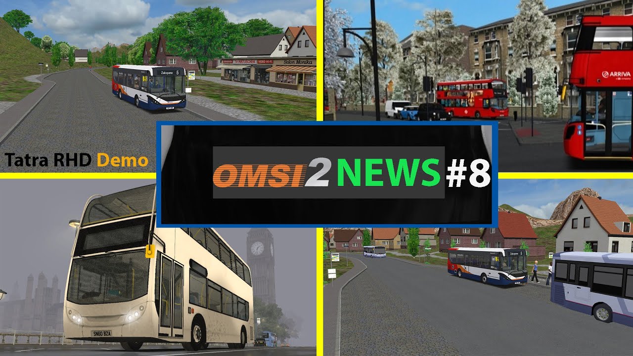 Omsi 2: News #8 | New UK Map Tatra Regional RHD Demo, London Citybus ...