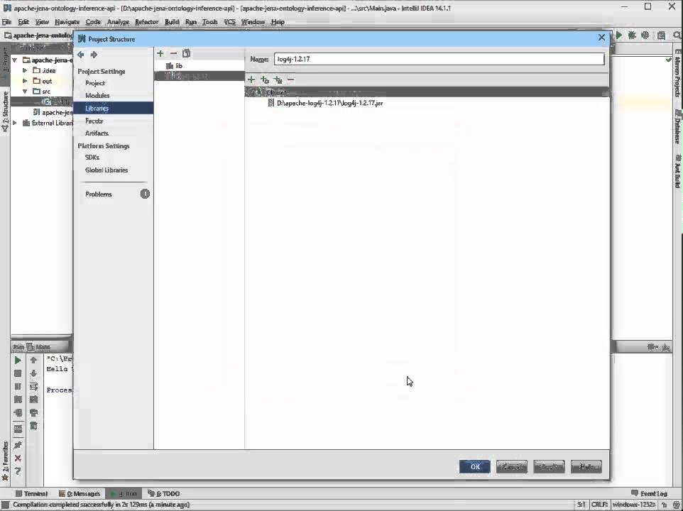 Setup Jena in Java Project - YouTube