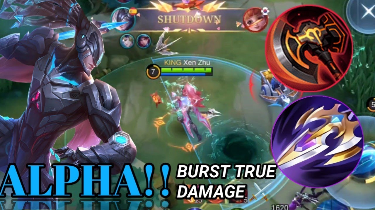 ALPHA JUNGLE BEST GUIDE || MUSUH AUTO SURRENDER || BURST DAMAGE BUILD ...