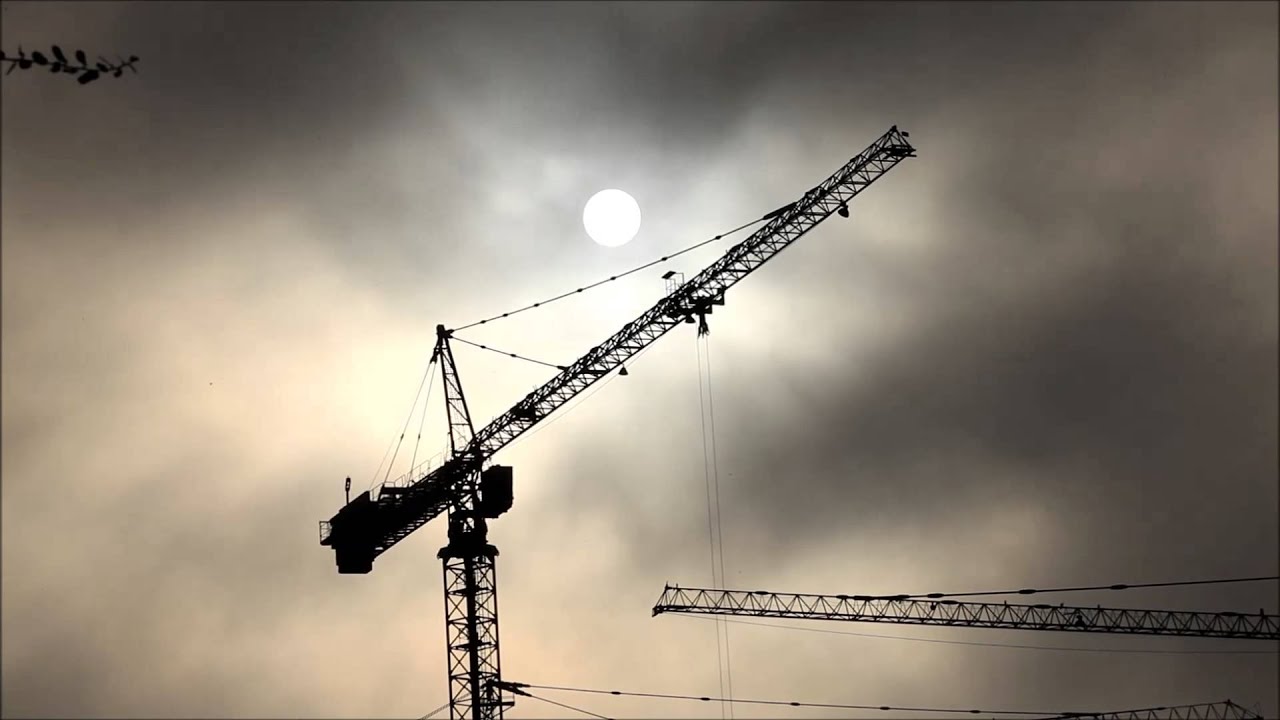 Crane and Sun - YouTube