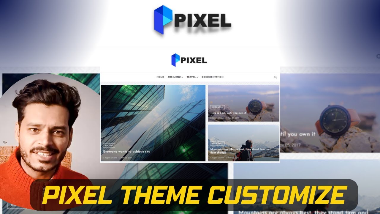 How to use Pixel Blogger Template on blogger How to customize Blogger ...