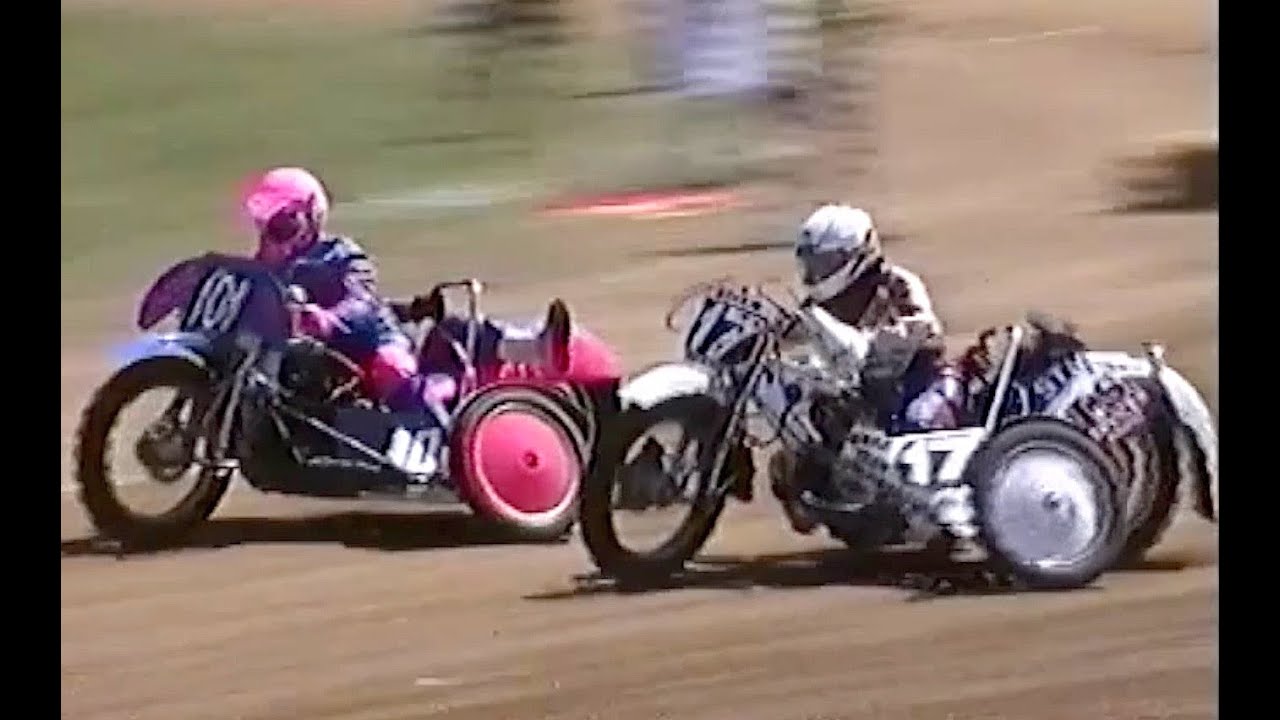 DAVE STEER TRIBUTE 1000cc GRASSTRACK SIDECAR RACER - PART 3 - YouTube