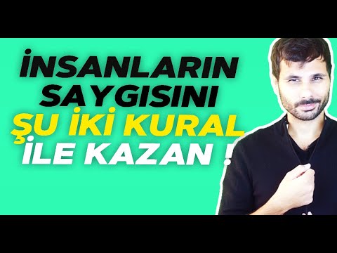 HAK ETTİĞİN SAYGIYI KAZANMAK İÇİN ŞU İKİ KURALI UYGULA | Erdem Taşkınsu ile Kişisel GelişimV.2