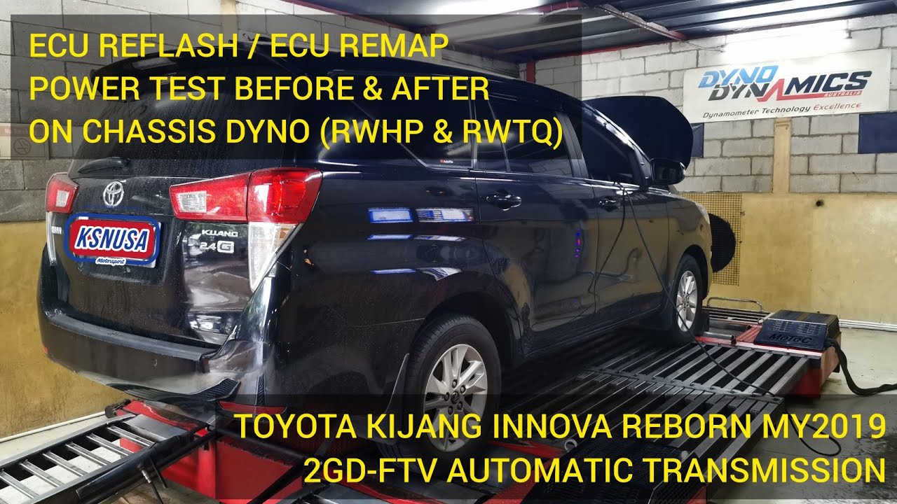 ECU Remap & Dyno Test - Toyota Kijang Innova Reborn MY2019 - 2GD-FTV ...
