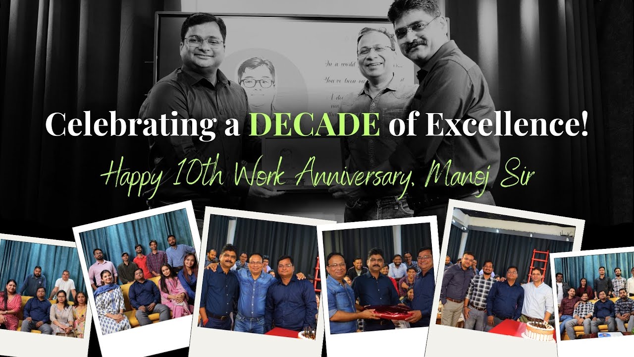 Celebrating a DECADE of Excellence! | Happy 10th Work Anniversary ...