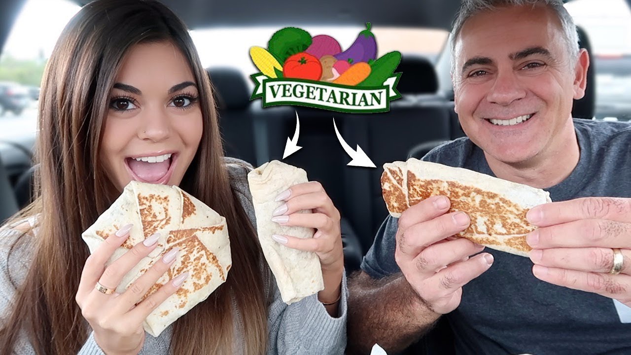 Trying Taco Bells VEGETARIAN ITEMS! | Steph Pappas - YouTube