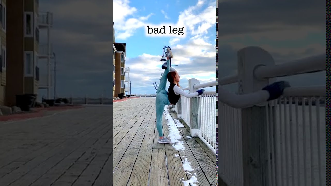 Viral Bad Leg VS Good Leg Flexibility TikTok by Anna McNulty - YouTube