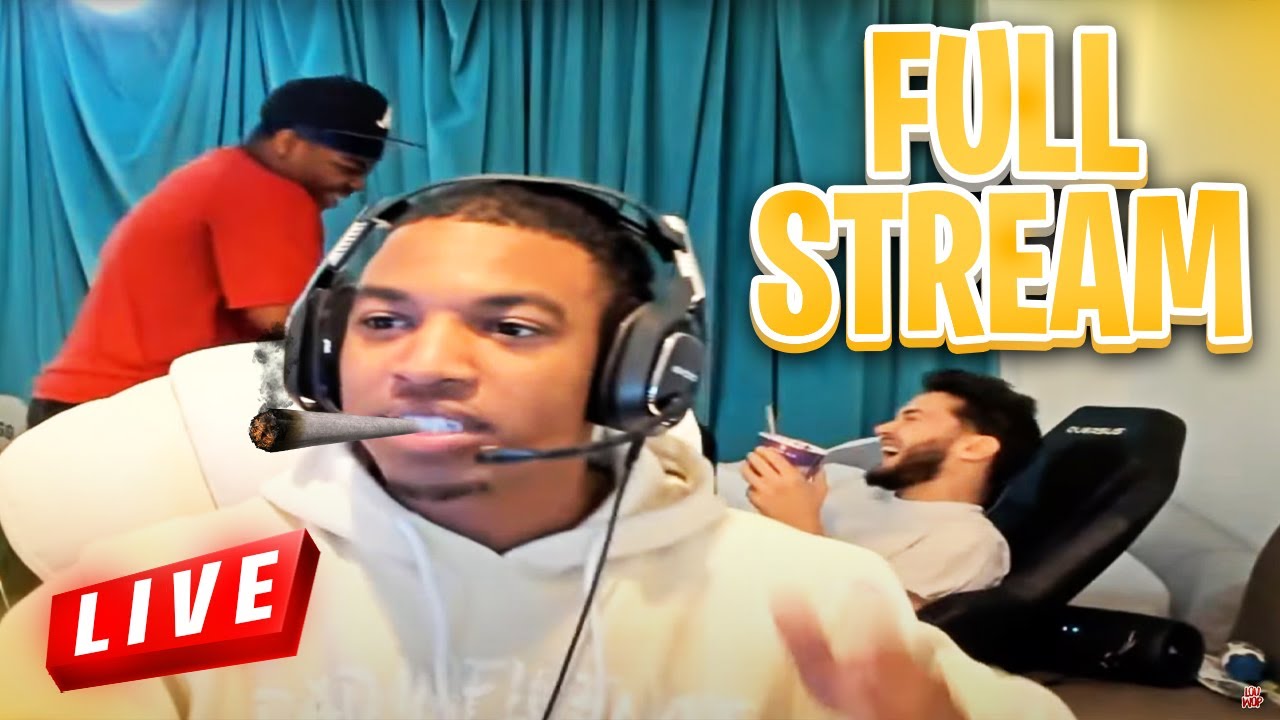 B LOU SMOKES FOR THE FIRST TIME?!😳 FEAT. ADIN ROSS & SHNAGGYHOSE - Full ...