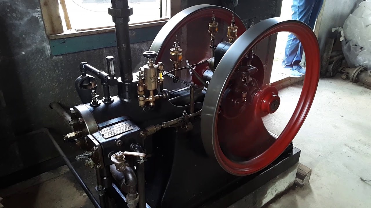 Flickinger compressor engine. - YouTube