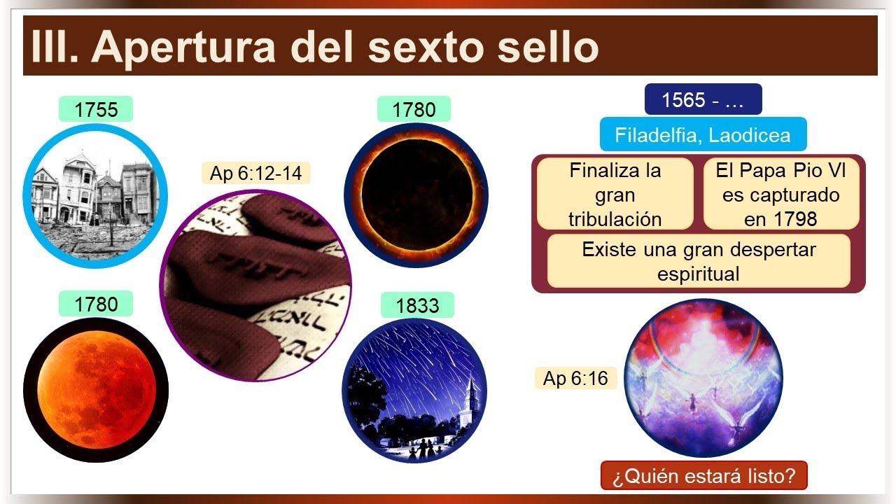 Los siete sellos - Bosquejo lección 5 - YouTube