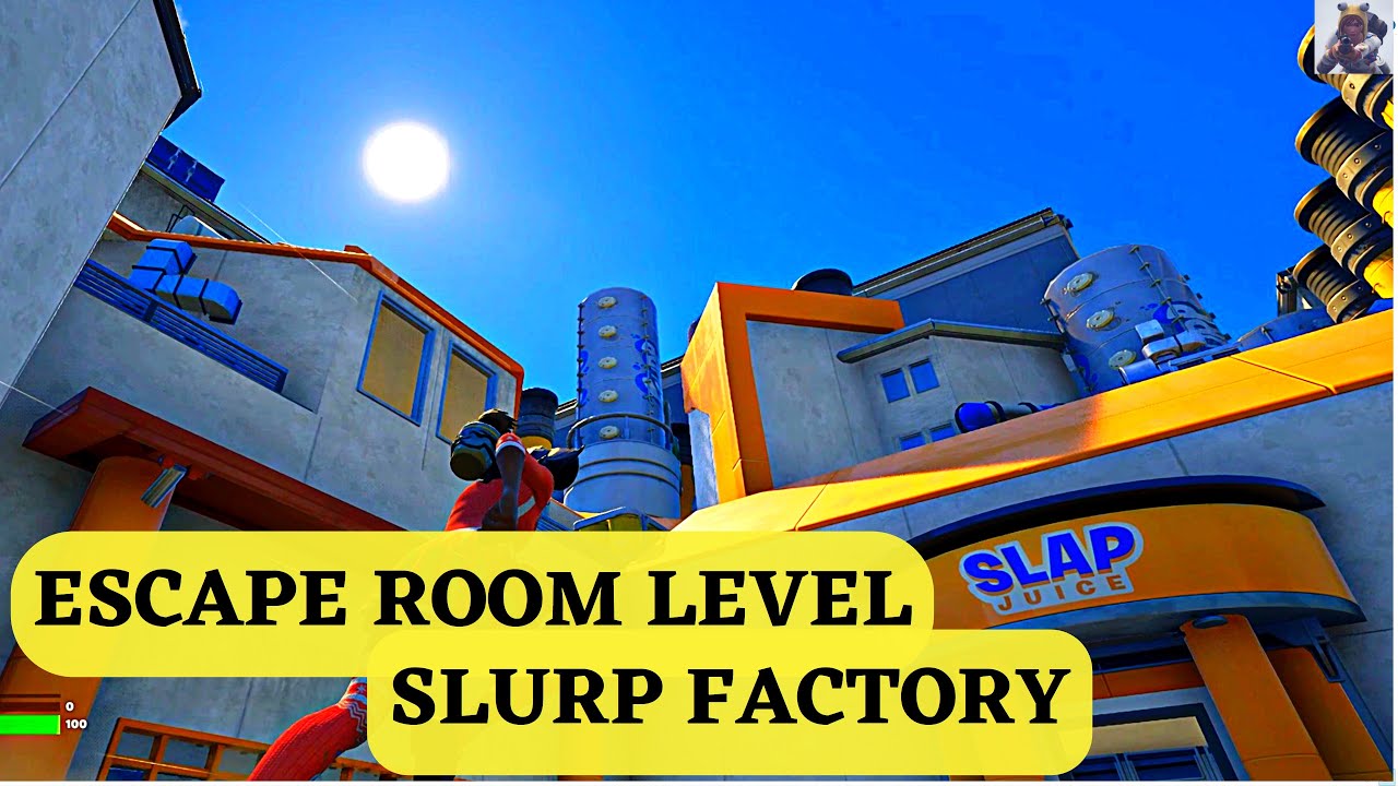 ESCAPE ROOM LEVEL SLURP FACTORY Solutions😍😎- Fortnite Creative Maps # ...