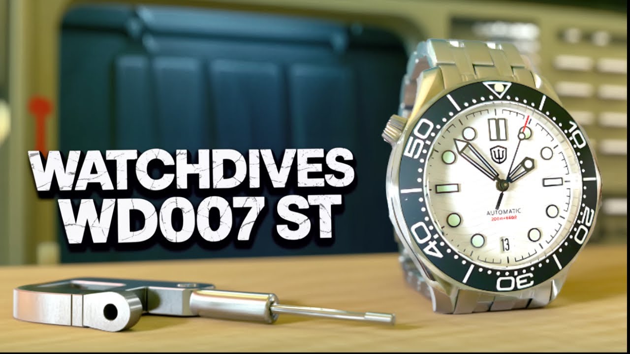 Watchdives WD007ST Seamaster Homage Automatic watch - YouTube