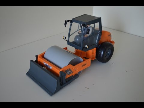İlk Çalıştırma / First Run | 1:16 HAMM 3414 Dickie RC Road roller uzaktan kumanda silindir & Bruder