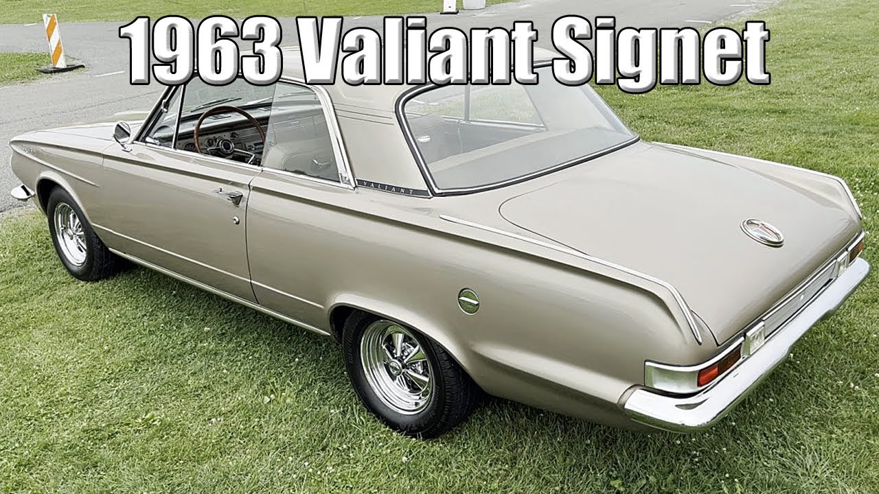 1963 Plymouth Valiant Signet 200 2 door Hardtop - YouTube