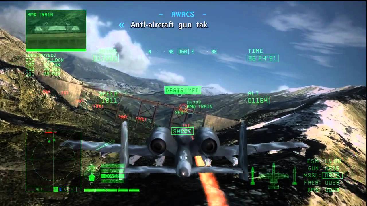 Ace Combat 6: Remixed & Remastered - Mission 4 "Bartolomeo Fortress" - YouTube