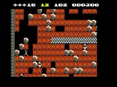 Boulder Dash I (C64 / Commodore 64) - Vizzed.com GamePlay - YouTube