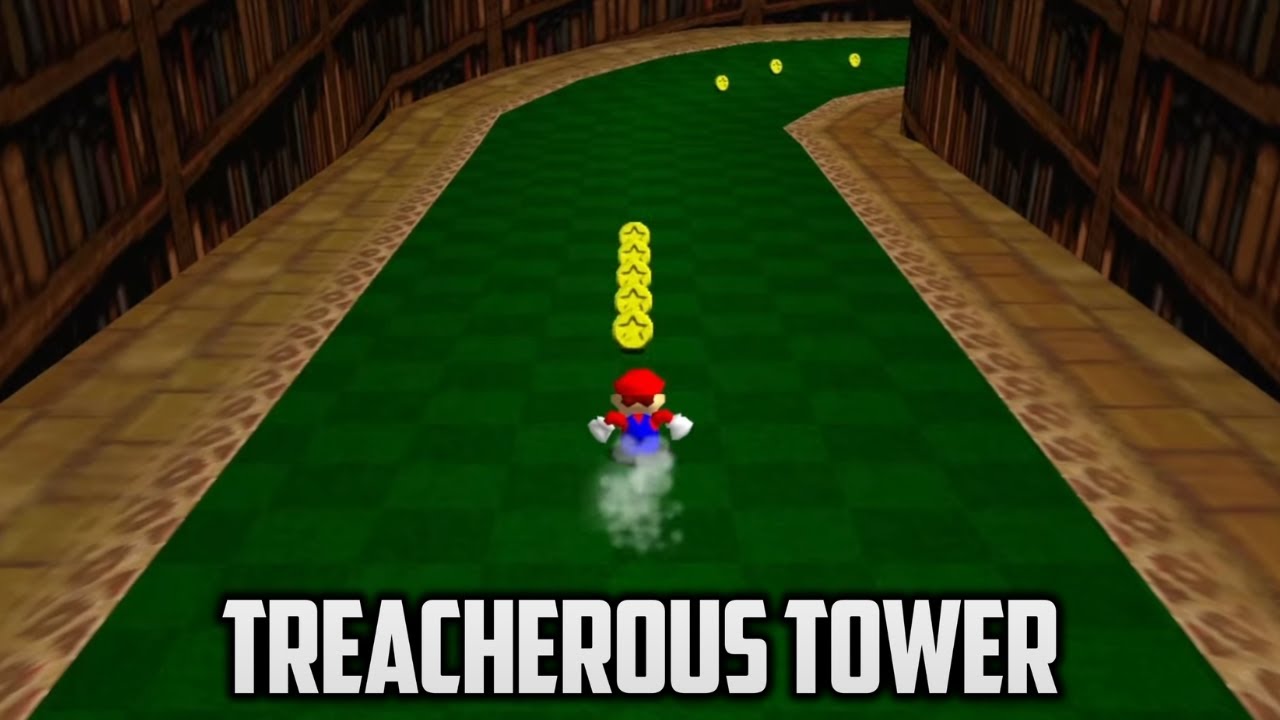 ⭐Super Mario 64 - Super Mario and the Treacherous Tower - YouTube
