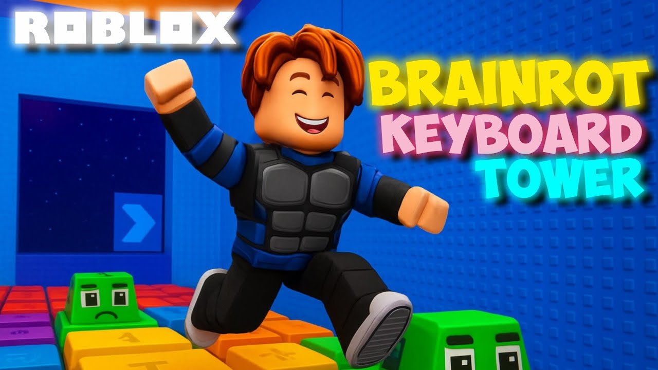Brainrot Keyboard Tower Cooked Me 😱 - YouTube