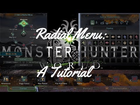 MHW: Radial Menu - A Tutorial - YouTube