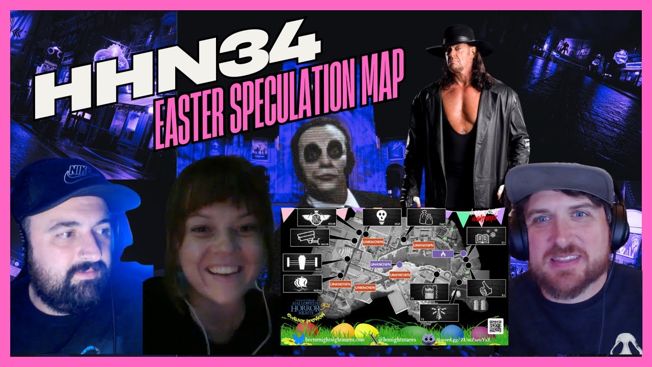 HHN34 Easter Speculation Map - YouTube