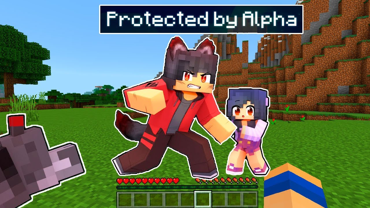 I FOUND APHMAU Protected By The ALPHA Wolf In Minecraft! - YouTube