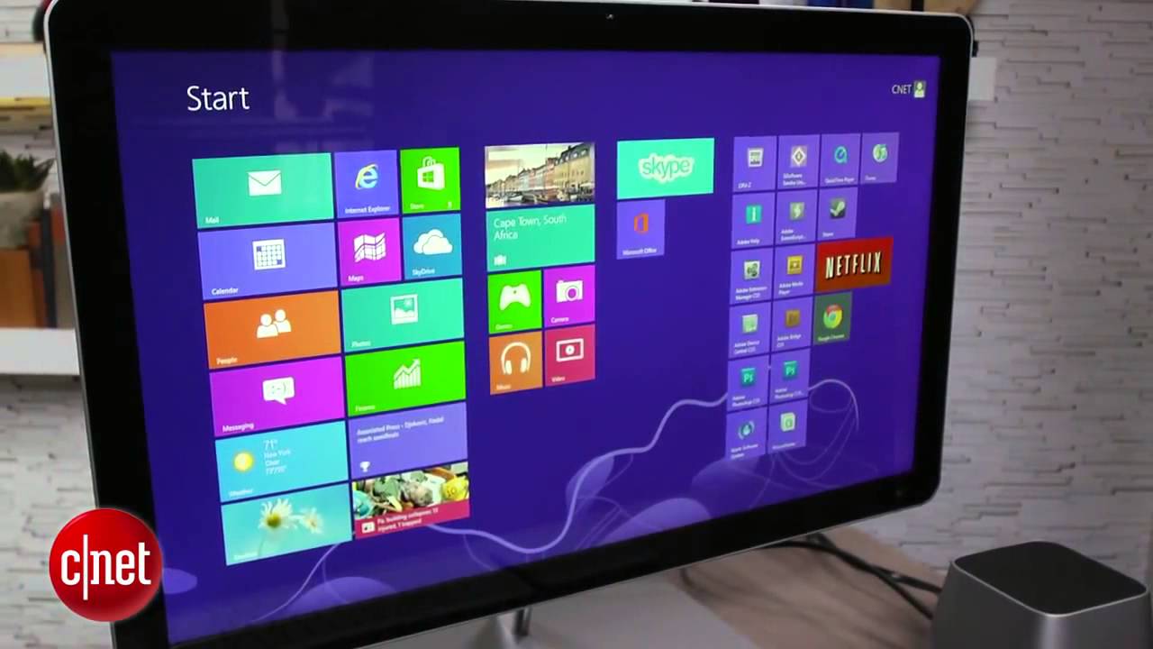 First look Vizio CA27T B1 touch screen all in one - YouTube