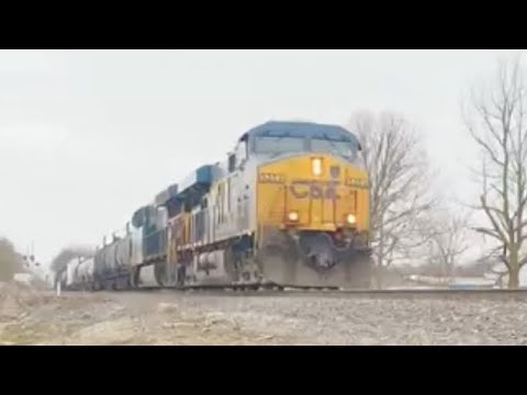 Alright K5la on ES40DC!( Csx 5351 leading!( Csx 3412 trailing!)73 cars! ( in real life ) ️ - YouTube