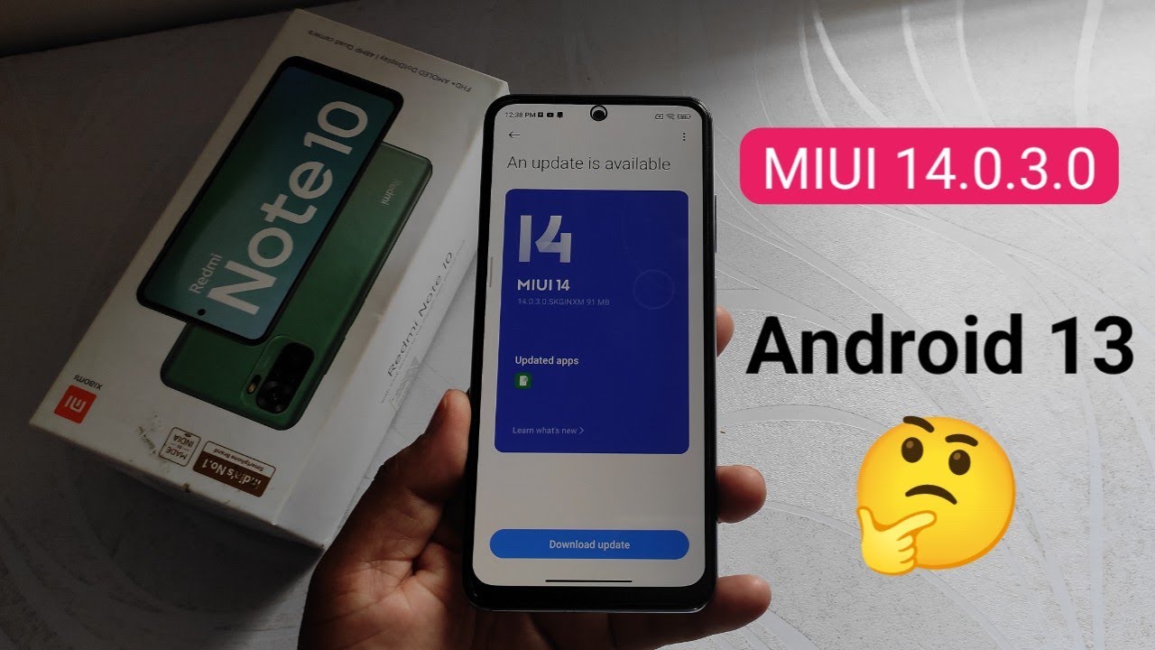 redmi note 10 miui 14.0.3.0 stable update rollout | additional features ...