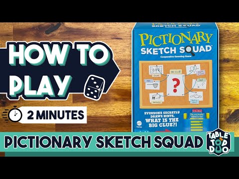 How to Play Pictionary Sketch Squad under 2 minutes (Sketch Squad Rules)