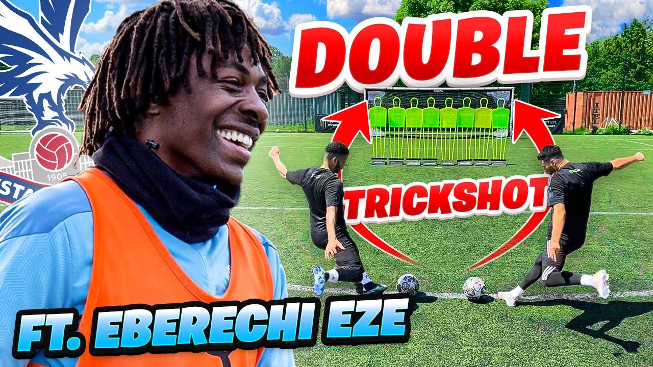 INCREDIBLE FREE KICK TRICK SHOT FT. EBERECHI EZE 🤯🎯 - YouTube