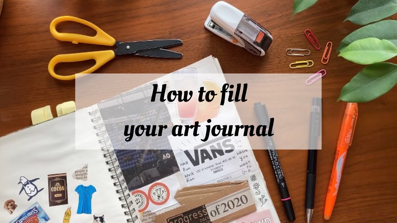 12 Creative Ways To Fill Your Art Journal | Art Journal Ideas - YouTube