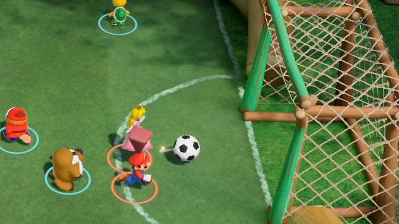 Super Mario Party Just For Kicks # Football - YouTube