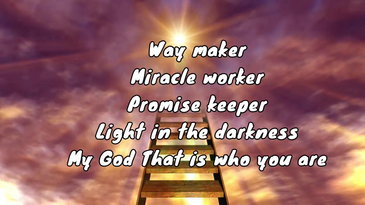 Way Maker Instrumental w Lyrics - YouTube