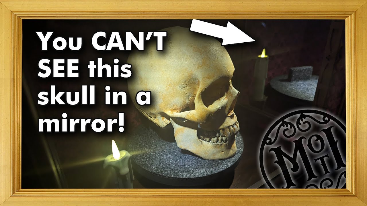 🧛 Vampire Skull casts NO REFLECTION 💀 Crazy illusion in "Museum of the ...