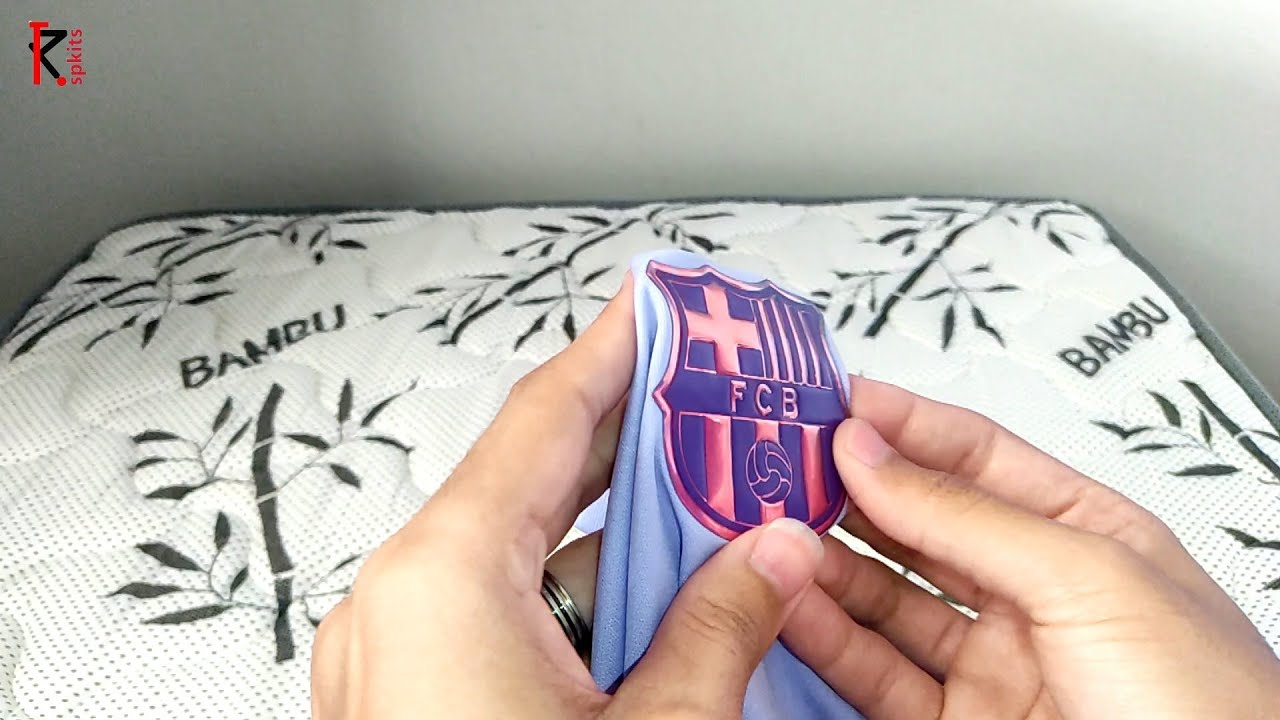 CAMISA DO BARCELONA ROXA/LILÁS 2021-22 FORA/AWAY - YouTube