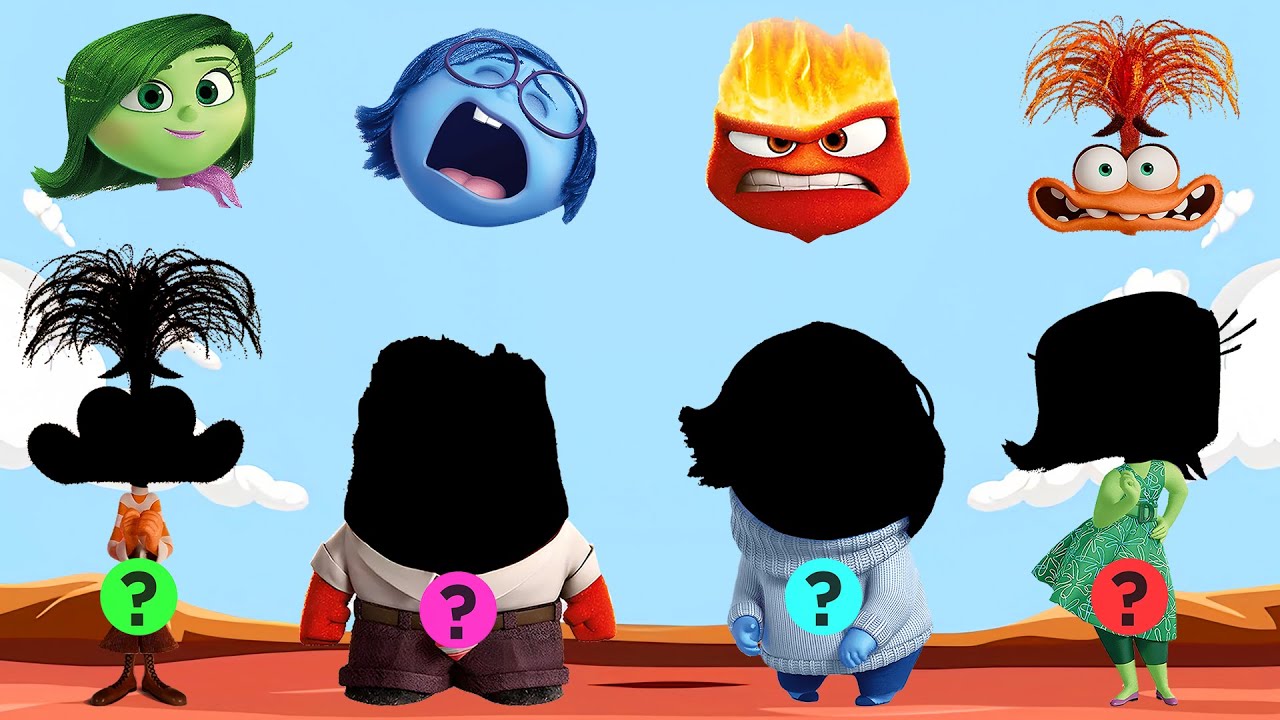 Anger, Sadness, Disgust, Anxiety Masked - Complete Characters | Funny ...