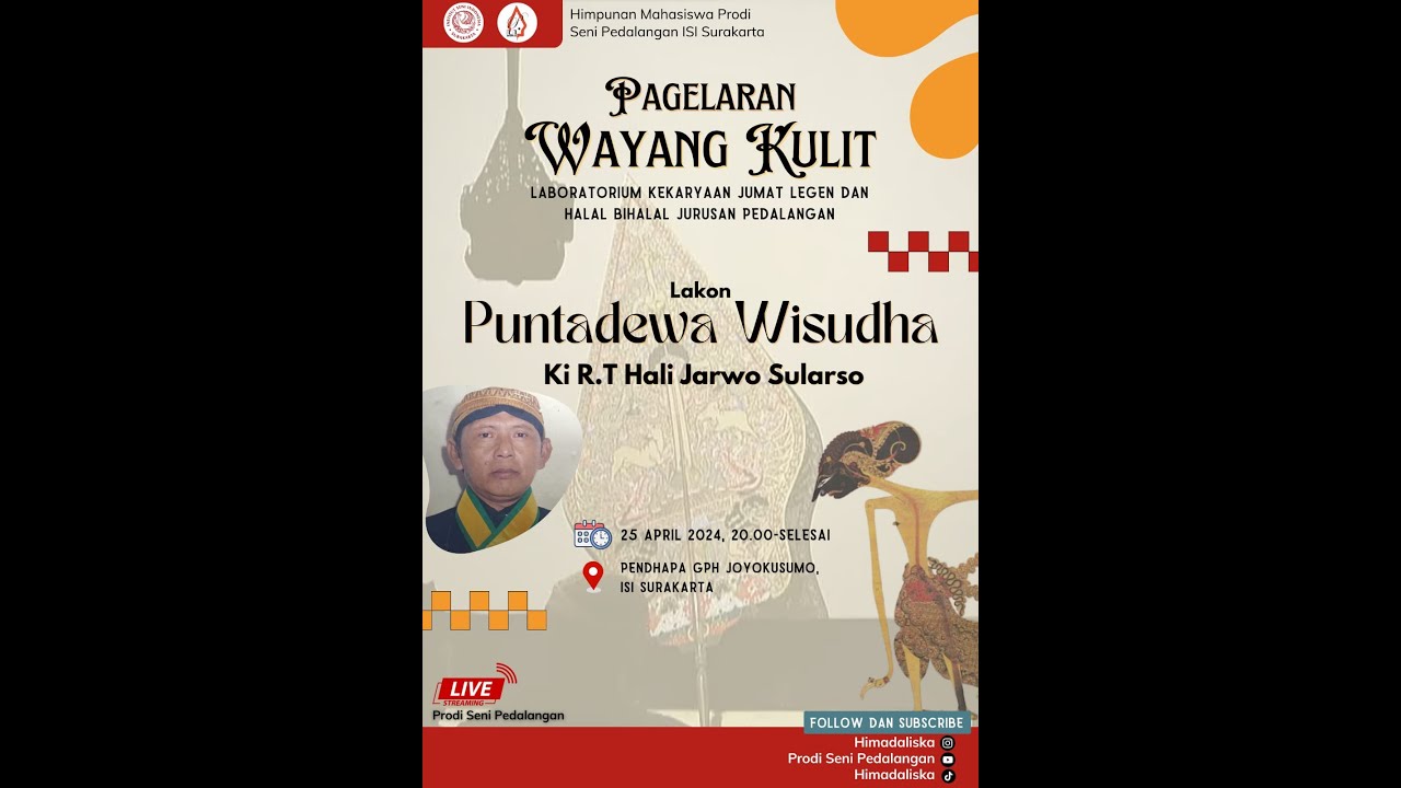 #live Wayang Kulit "Puntadewa Wisudha" Ki R.T. Hali Jarwo Sularso - YouTube