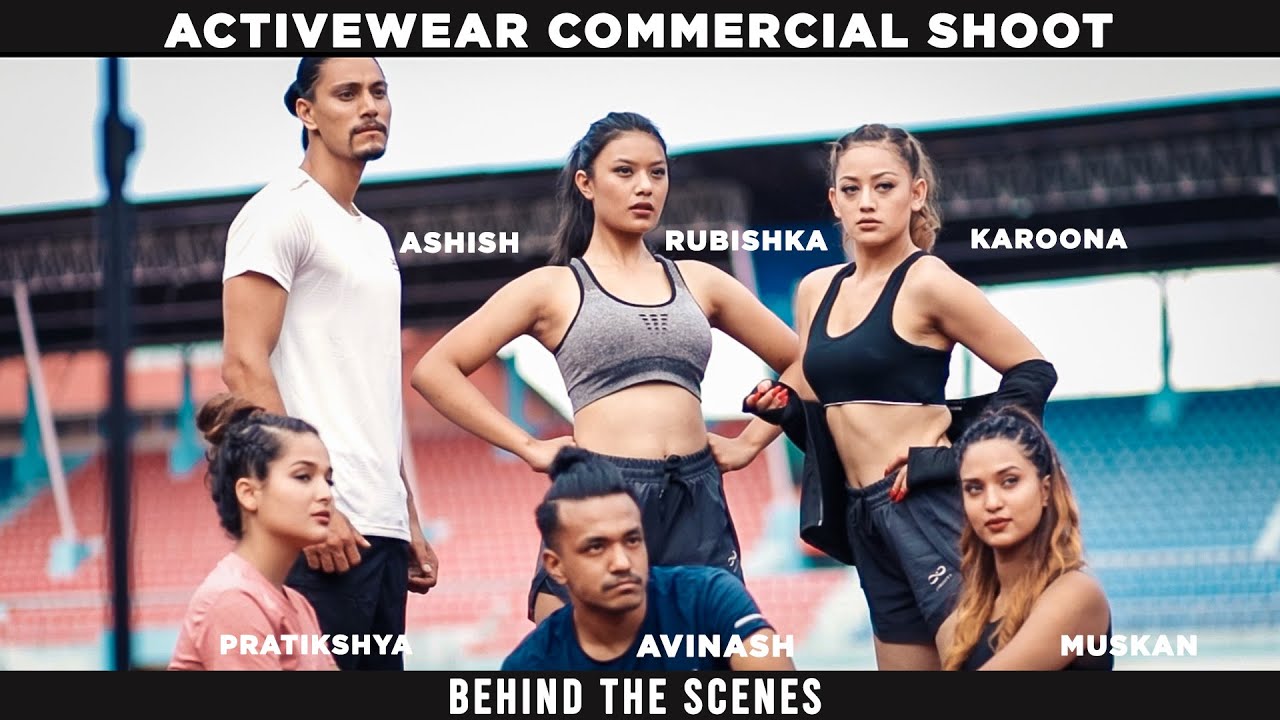 ACTIVEWEAR COMMERCIAL SHOOT | BEHIND THE SCENES - YouTube