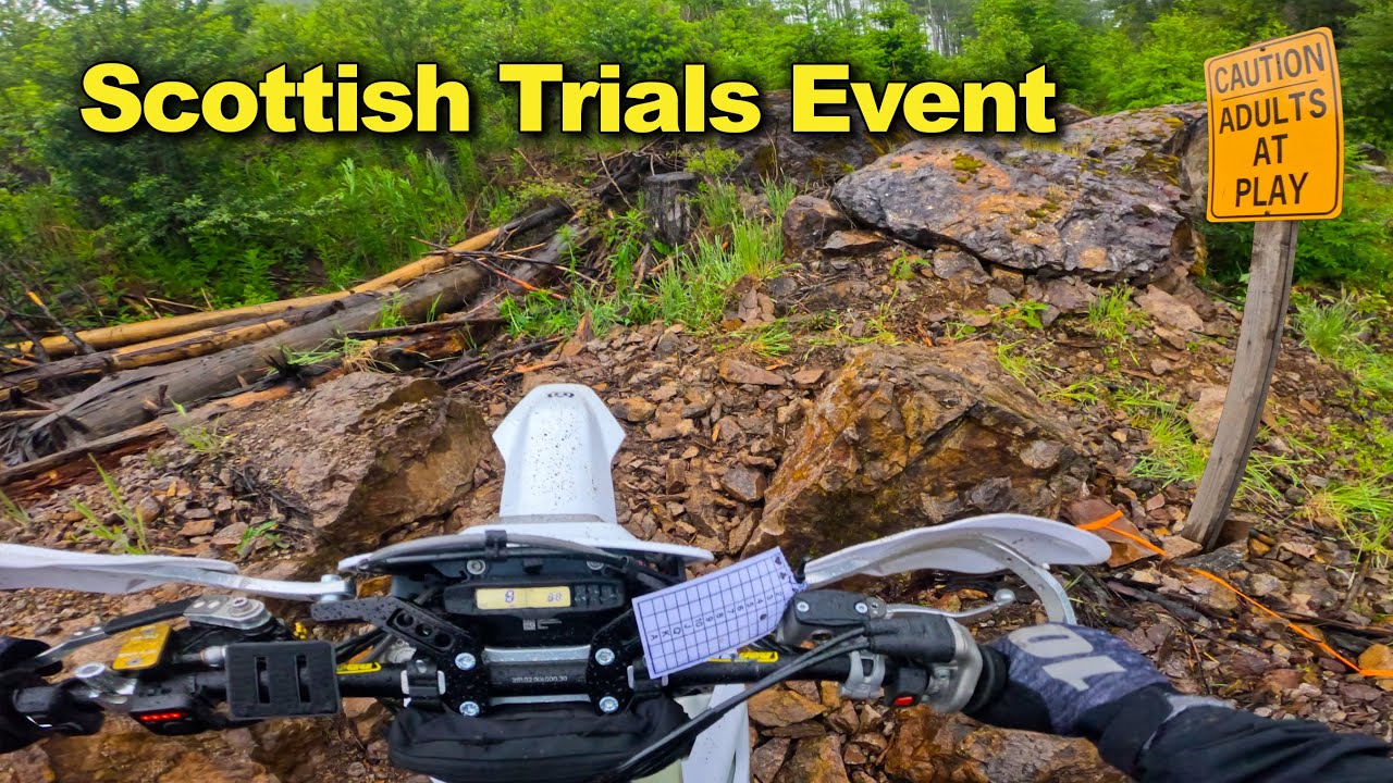 Scottish Trials on a '24 TE300 [2024 Kilted Duck] - YouTube