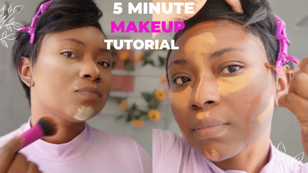 5 minute makeup tutorial for beginners - YouTube