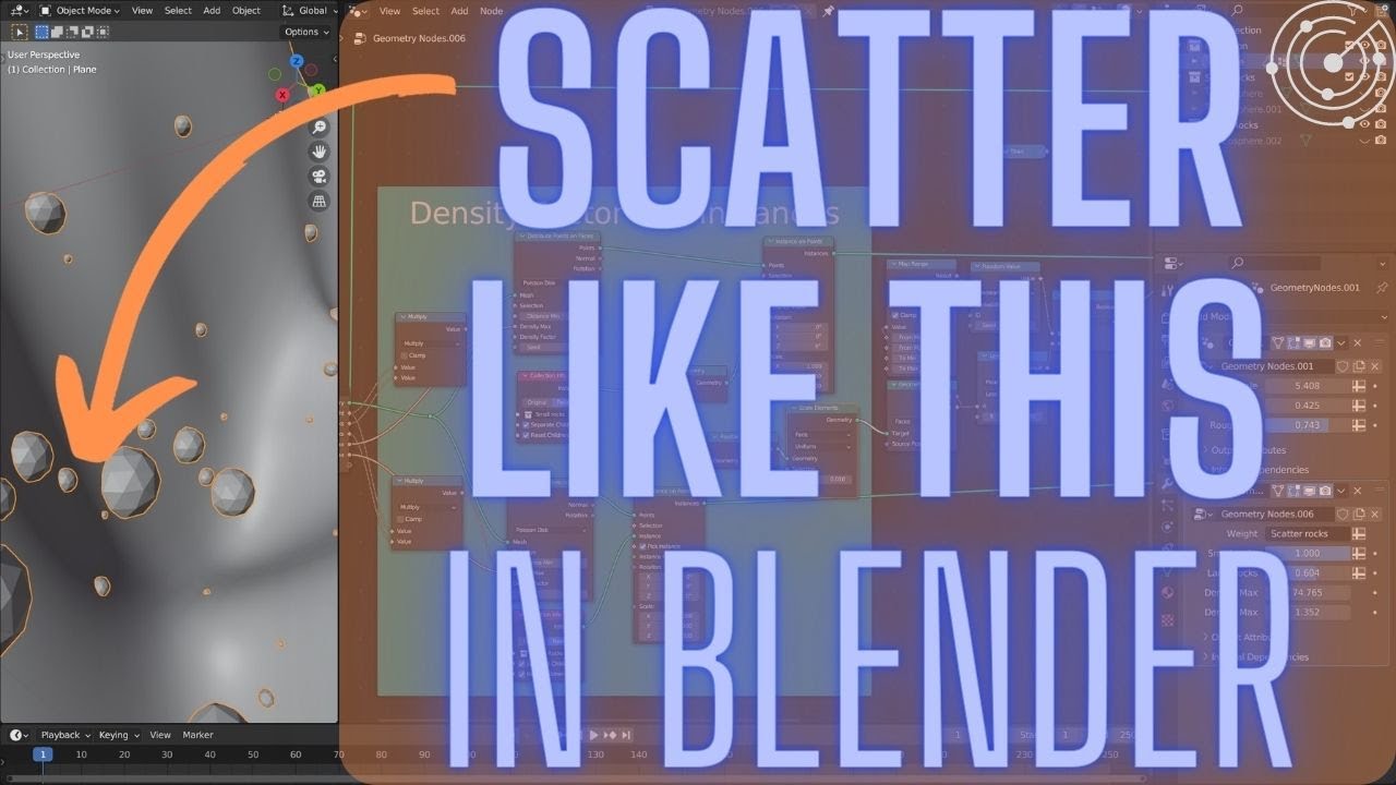 Advanced Scattering in Blender 3D - YouTube