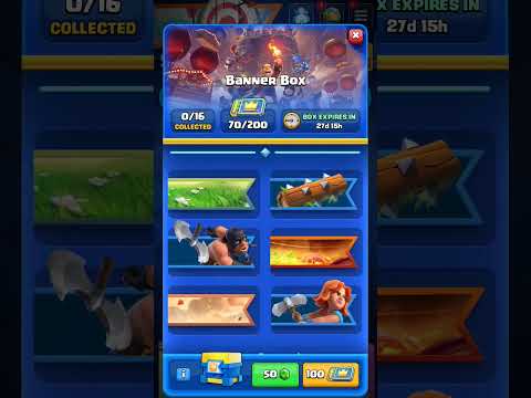 opening banner box/Clash royale#10 - YouTube